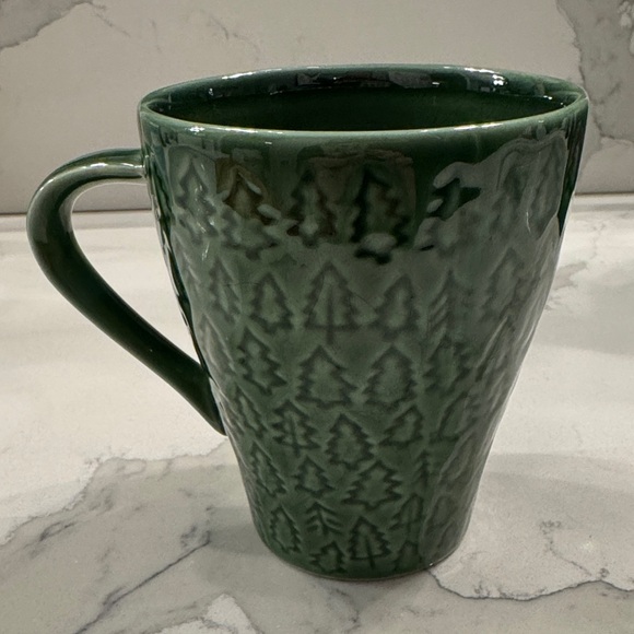 Starbucks | Dining | Starbucks Pine Green Tree Pattern Mug | Poshmark